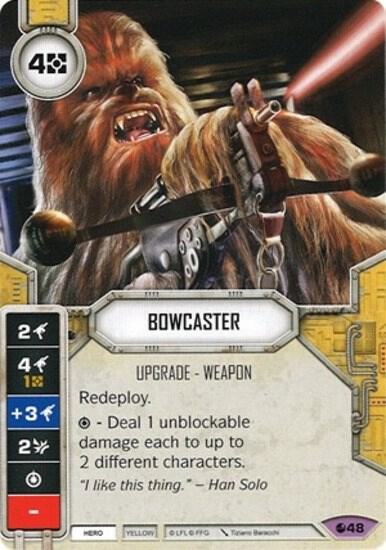Bowcaster (Card Only) - Spirit of Rebellion - Star Wars: Destiny ...