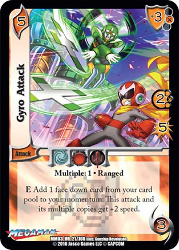 Gyro Attack - Mega Man: Battle for Power - UniVersus - TCGplayer.com