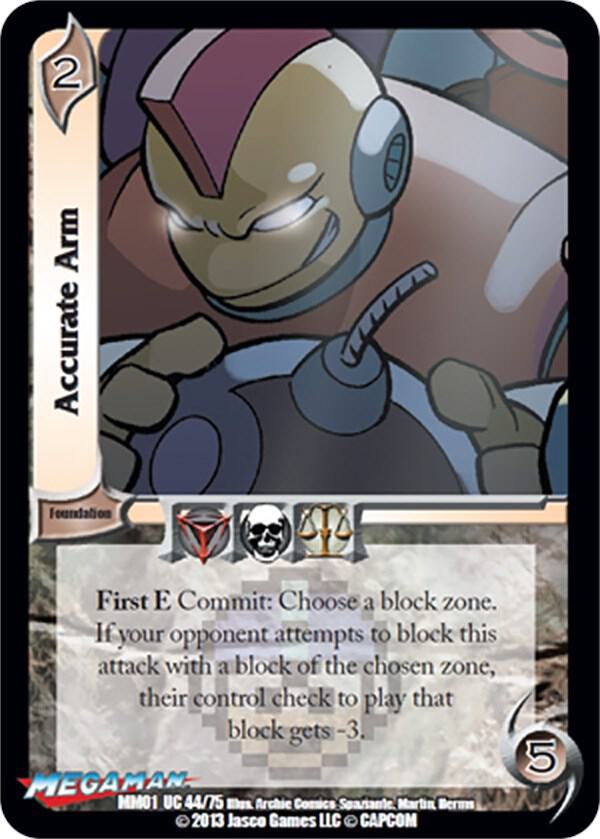 Accurate Arm - Mega Man: Collector's Tins - UniVersus - TCGplayer.com