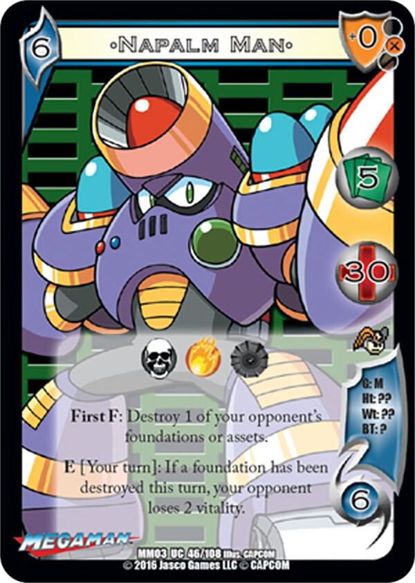 Napalm Man - Mega Man: Battle for Power - UniVersus