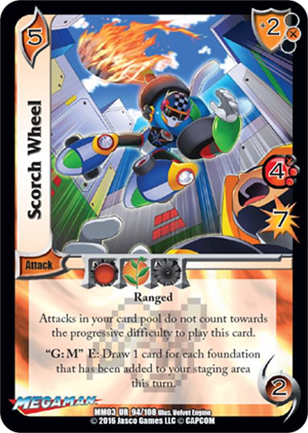 Scorch Wheel - Mega Man: Battle for Power - UniVersus - TCGplayer.com