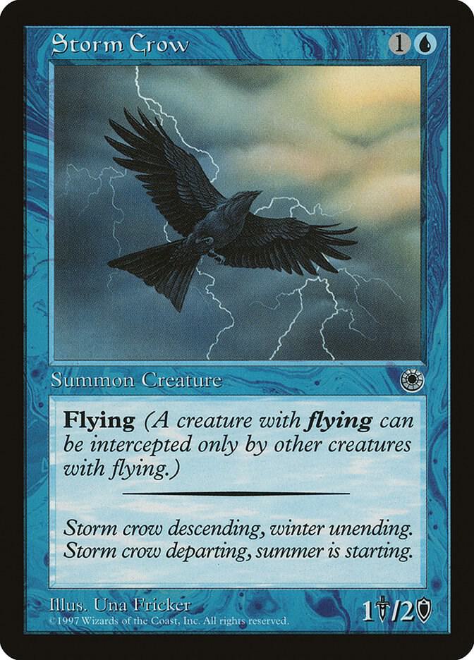 Storm Crow (Reminder Text) - Portal - Magic: The Gathering - TCGplayer.com
