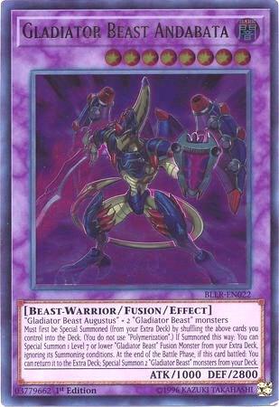 Gladiator Beast Andabata - Battles of Legend: Light's Revenge - YuGiOh ...