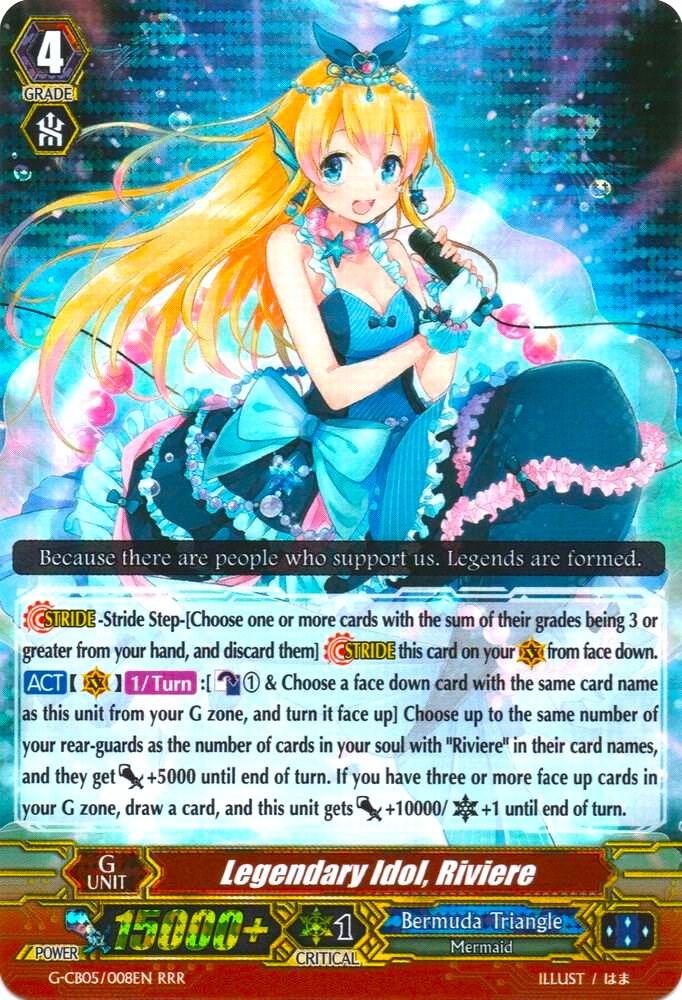 Legendary Idol, Riviere - G-CB05: Prismatic Divas - Cardfight Vanguard - TCGplayer.com