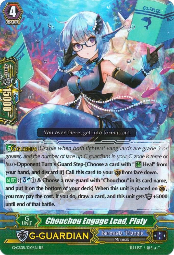 Chouchou Engage Lead, Platy - G-CB05: Prismatic Divas - Cardfight Vanguard - TCGplayer.com