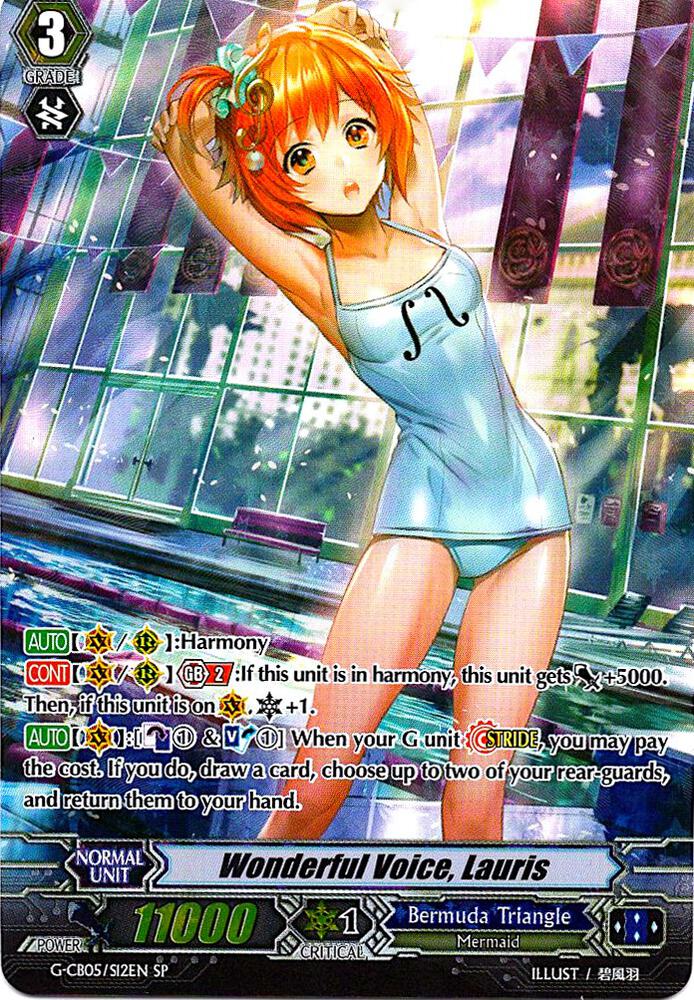 Wonderful Voice, Lauris (SP) - G-CB05: Prismatic Divas - Cardfight Vanguard - TCGplayer.com