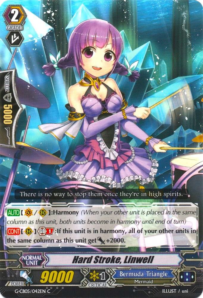 Hard Stroke, Linwell - G-CB05: Prismatic Divas - Cardfight Vanguard