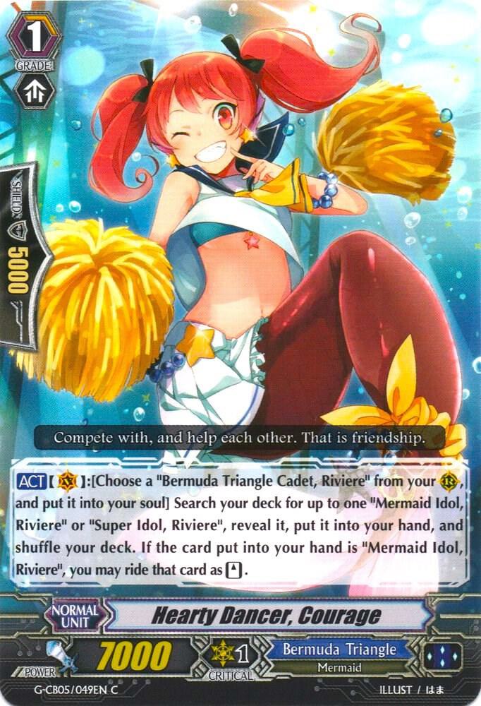 Hearty Dancer, Courage - G-CB05: Prismatic Divas - Cardfight Vanguard