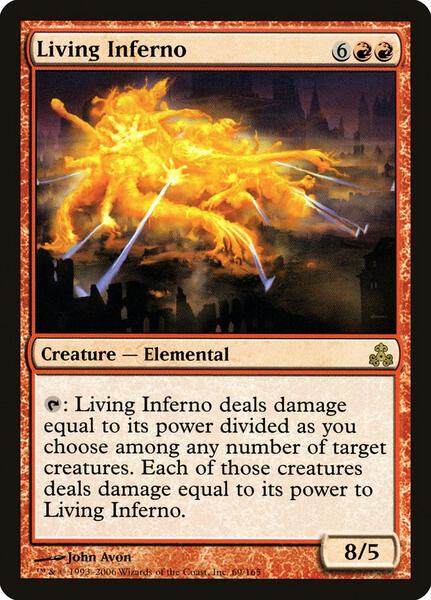 Living Inferno - Guildpact - Magic: The Gathering - TCGplayer.com