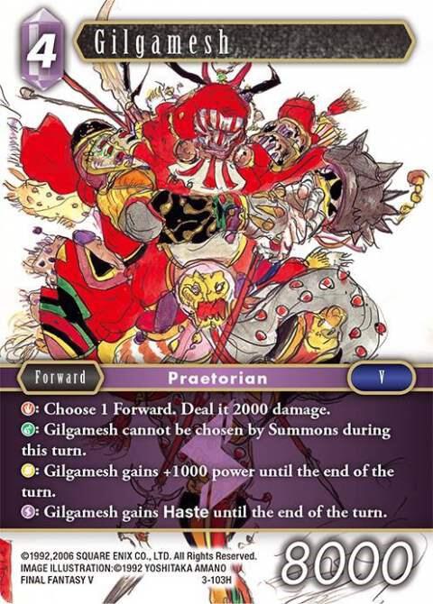 Gilgamesh - Opus III - Final Fantasy TCG - TCGplayer.com