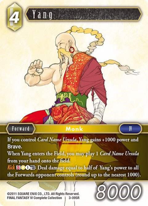 Yang - Opus III - Final Fantasy TCG - TCGplayer.com