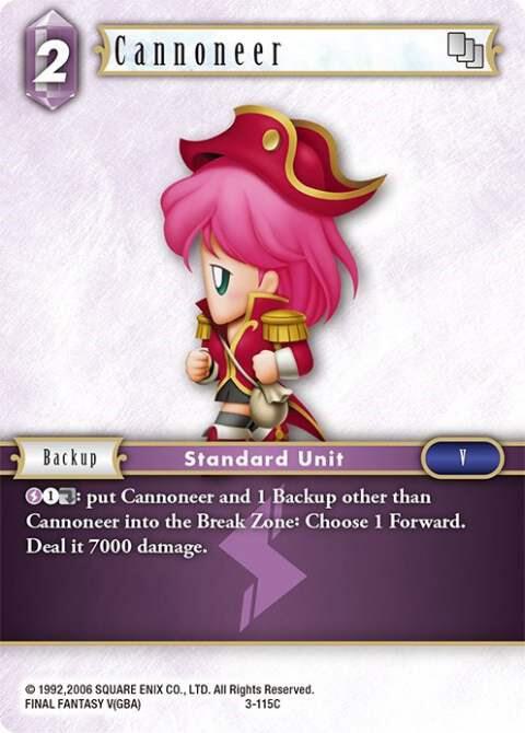 Cannoneer (3-115C) - Opus III - Final Fantasy TCG - TCGplayer.com