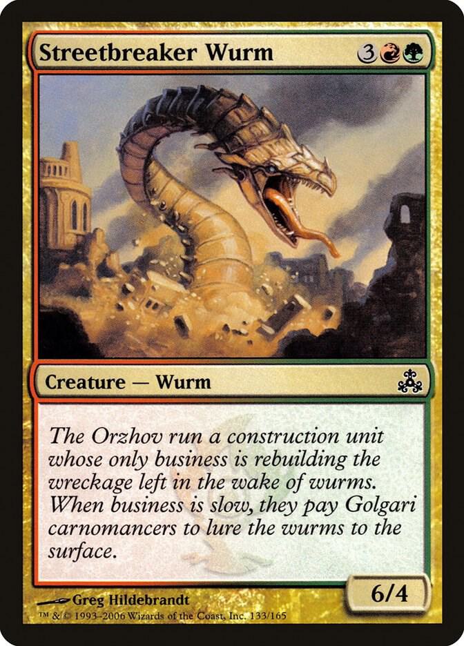 Streetbreaker Wurm - Guildpact - Magic: The Gathering - TCGplayer.com