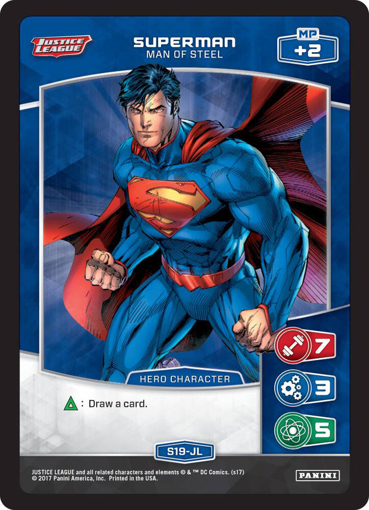 Superman - Man of Steel (S19-JL) - Justice League - MetaX TCG ...