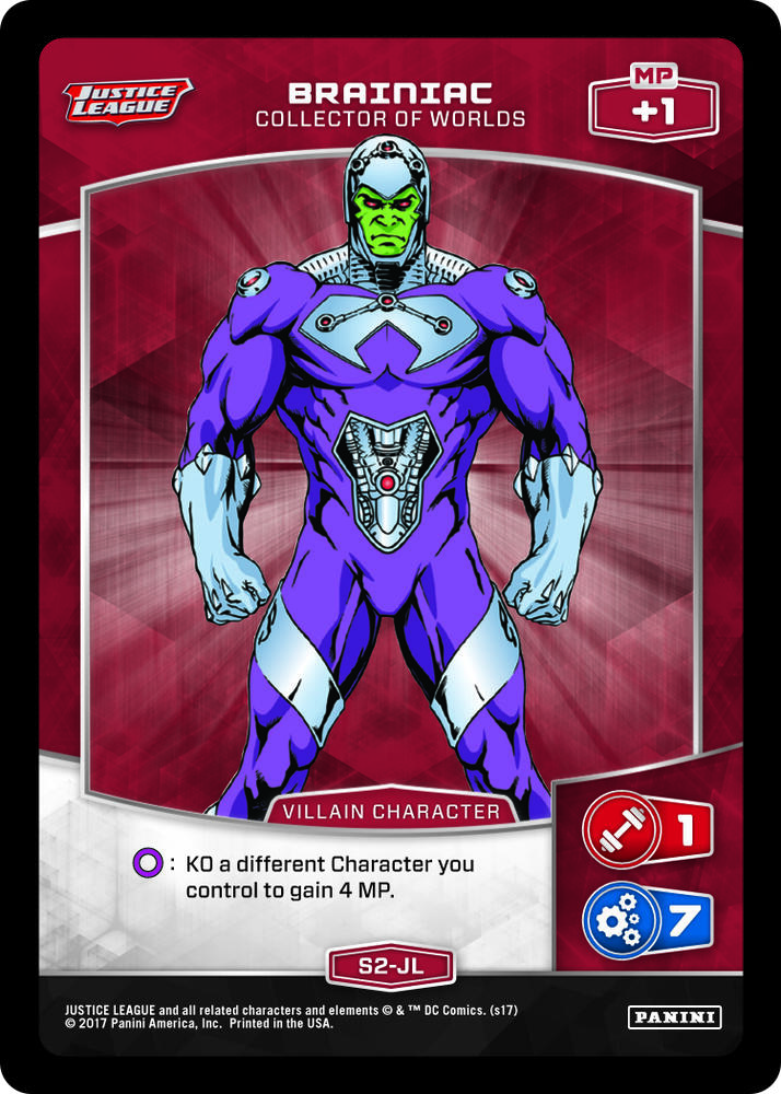 Brainiac - Collector of Worlds (S2-JL) - Justice League - MetaX TCG ...