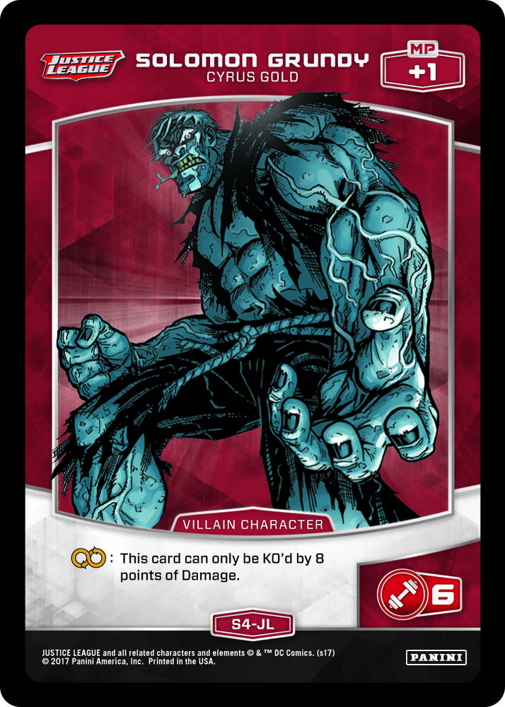 Solomon Grundy - Cyrus Gold (S4-JL) - Justice League - MetaX TCG ...