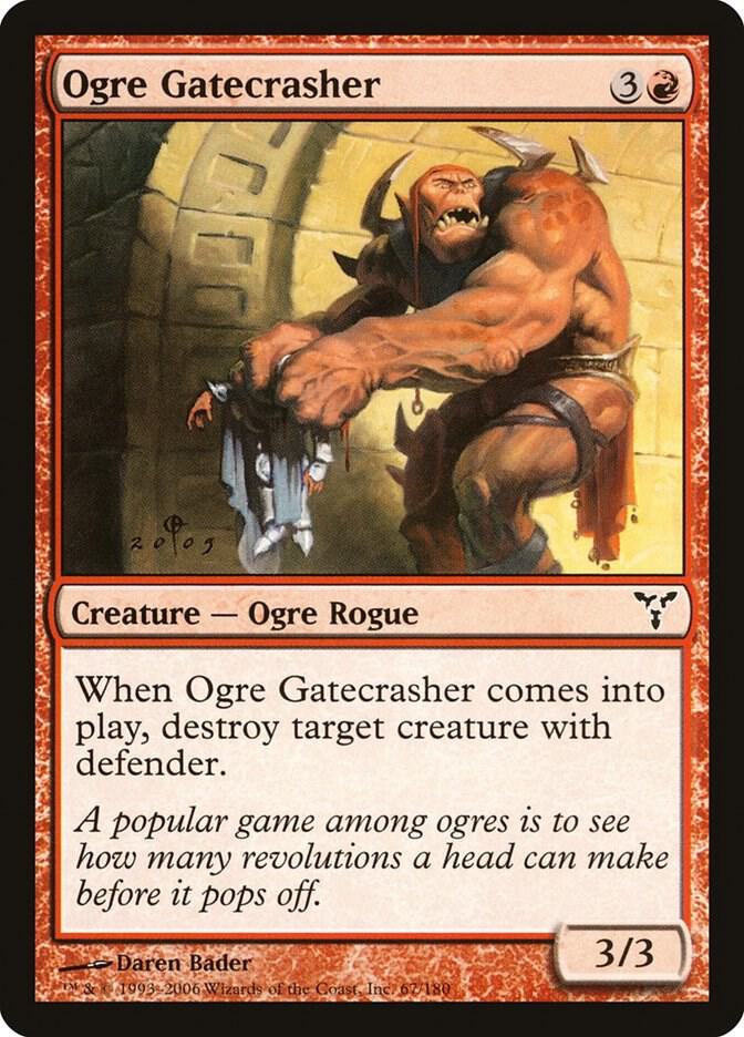 Ogre Gatecrasher - Dissension - Magic: The Gathering - TCGplayer.com