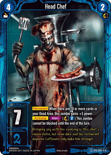 Head Chef - Zombie World Order TCG - Set 1 - Zombie World Order TCG ...