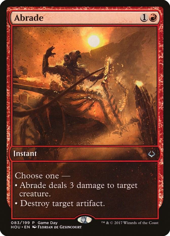 Abrade - Game Day & Store Championship Promos - Magic: The Gathering ...