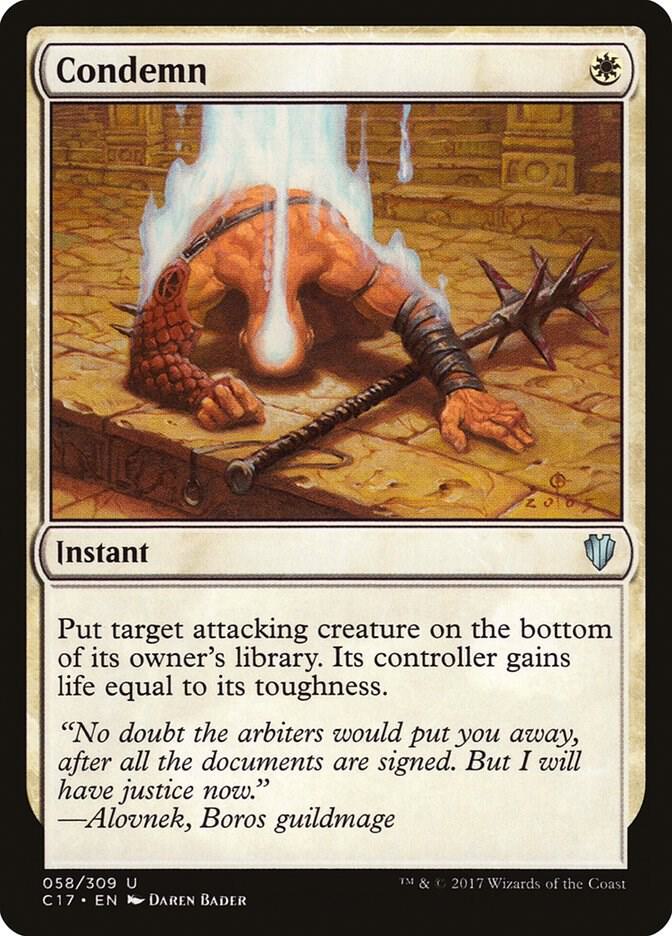 Condemn - Commander 2017 - Magic: The Gathering - TCGplayer.com