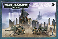 Warhammer: 40K - Cadian Heavy Weapon Squad - Warhammer Plastic Box Sets ...