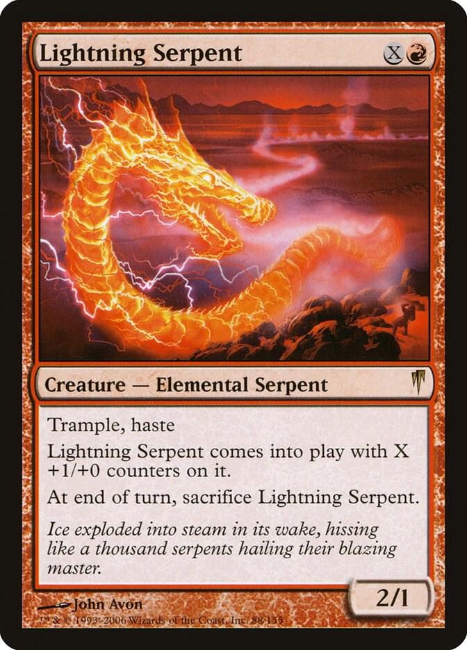 Lightning Serpent - Coldsnap - Magic: The Gathering - TCGplayer.com