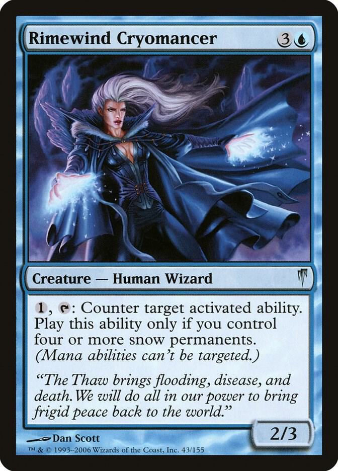 Rimewind Cryomancer - Coldsnap - Magic: The Gathering - TCGplayer.com