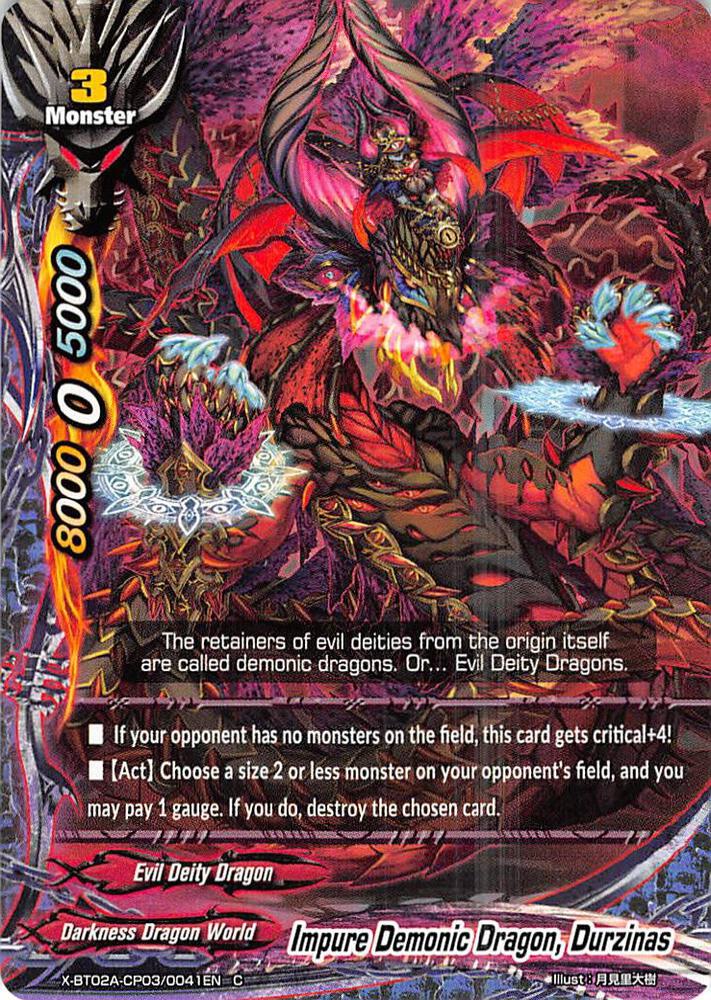 Impure Demonic Dragon, Durzinas - Evolution & Mutation - Future Card ...