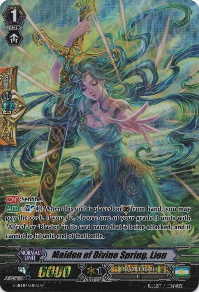 Maiden of Divine Spring, Lien (SP) - G-BT11: Demonic Advent - Cardfight Vanguard