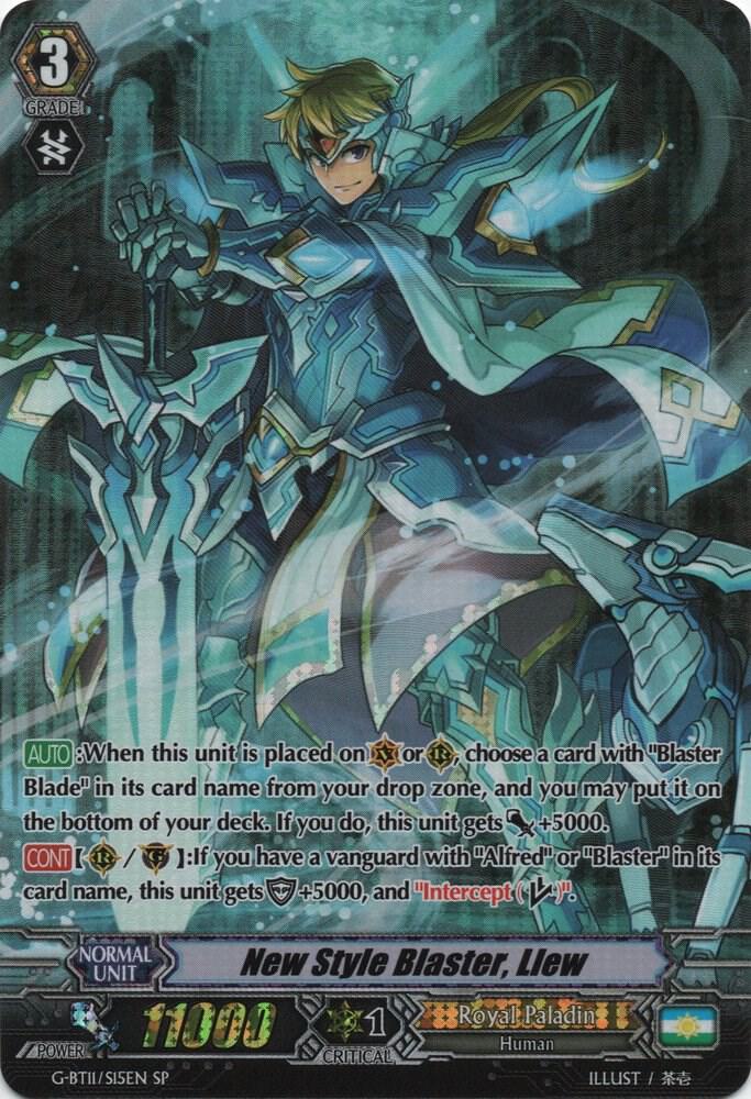 New Style Blaster, Llew (SP) - G-BT11: Demonic Advent - Cardfight Vanguard