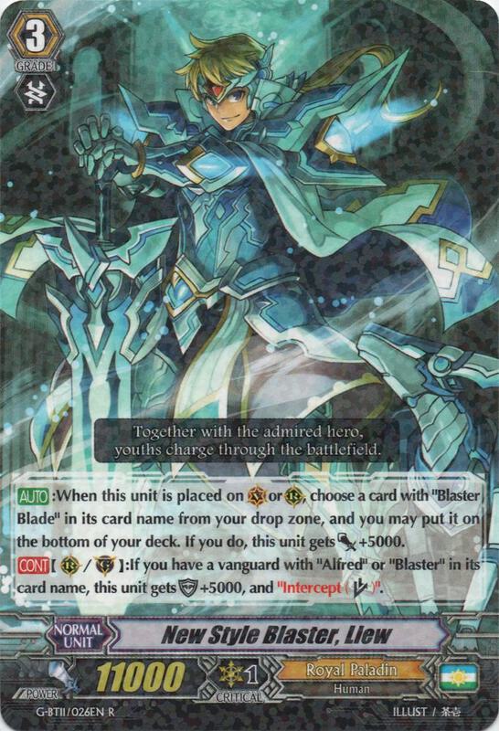 New Style Blaster, Llew - G-BT11: Demonic Advent - Cardfight Vanguard ...
