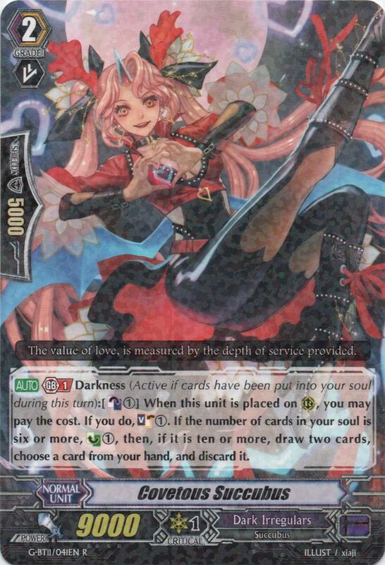 Covetous Succubus - G-BT11: Demonic Advent - Cardfight Vanguard