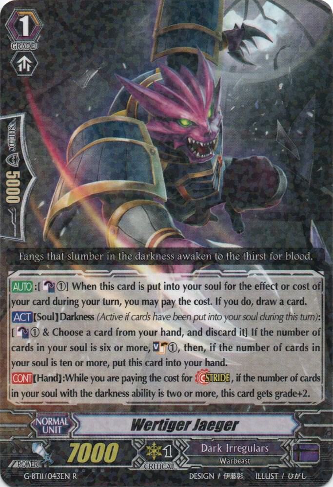 Wertiger Jaeger - G-BT11: Demonic Advent - Cardfight Vanguard