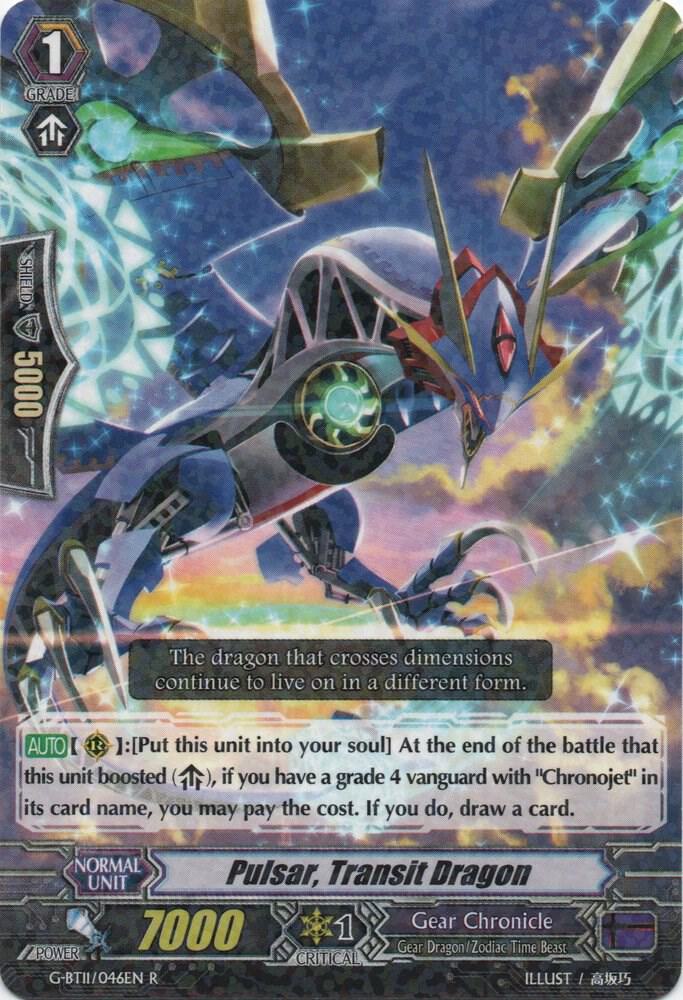 Pulsar, Transit Dragon - G-BT11: Demonic Advent - Cardfight Vanguard - TCGplayer.com