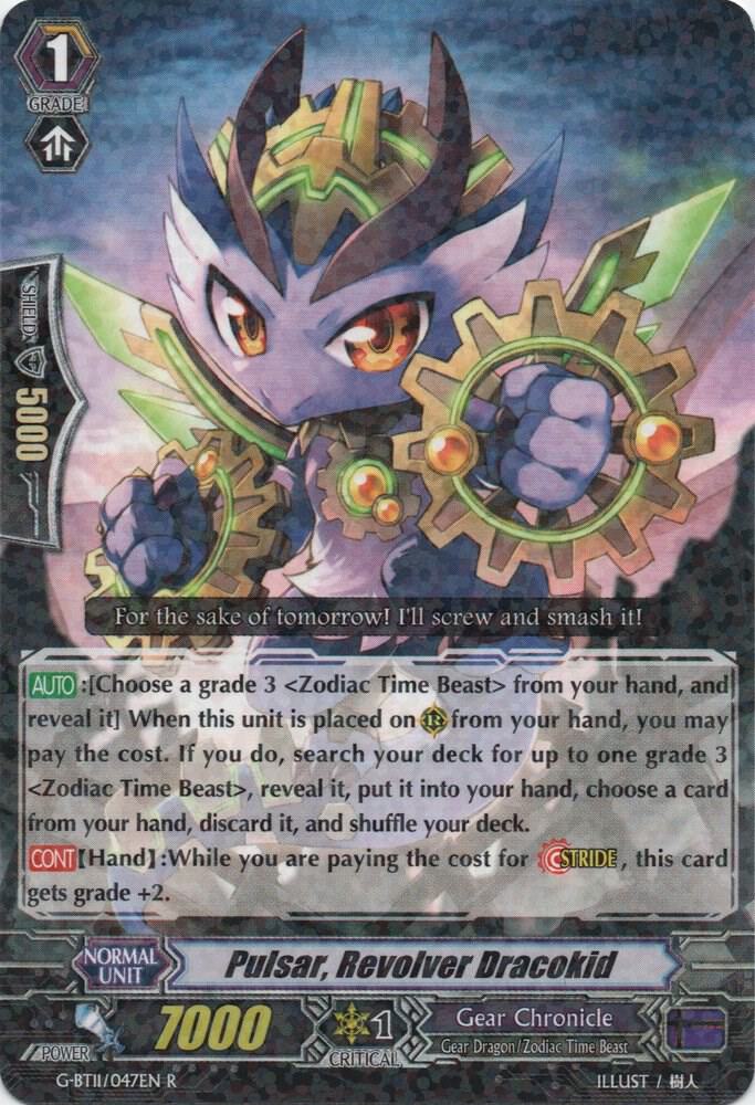 Pulsar, Revolver Dracokid - G-BT11: Demonic Advent - Cardfight Vanguard - TCGplayer.com