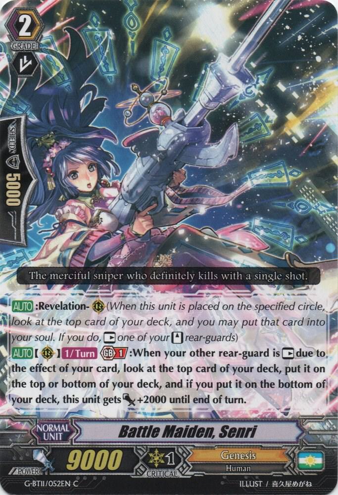 Battle Maiden, Senri - G-BT11: Demonic Advent - Cardfight Vanguard
