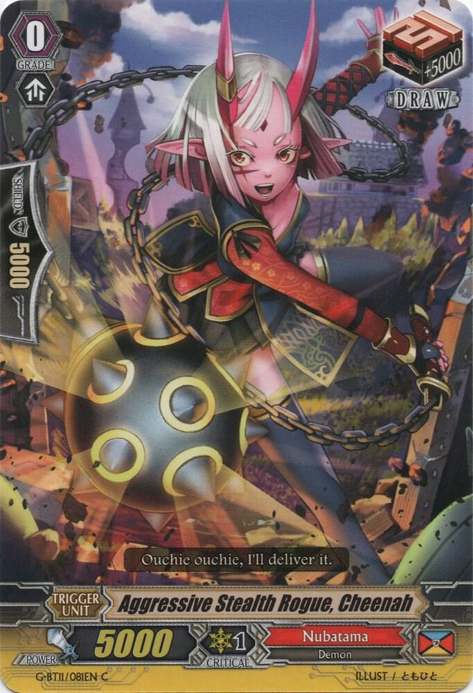 Aggressive Stealth Rogue, Cheenah - G-BT11: Demonic Advent - Cardfight ...