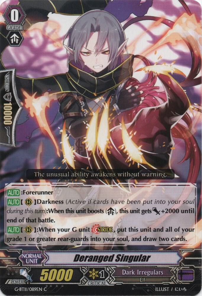 Deranged Singular - Demonic Advent - Cardfight Vanguard