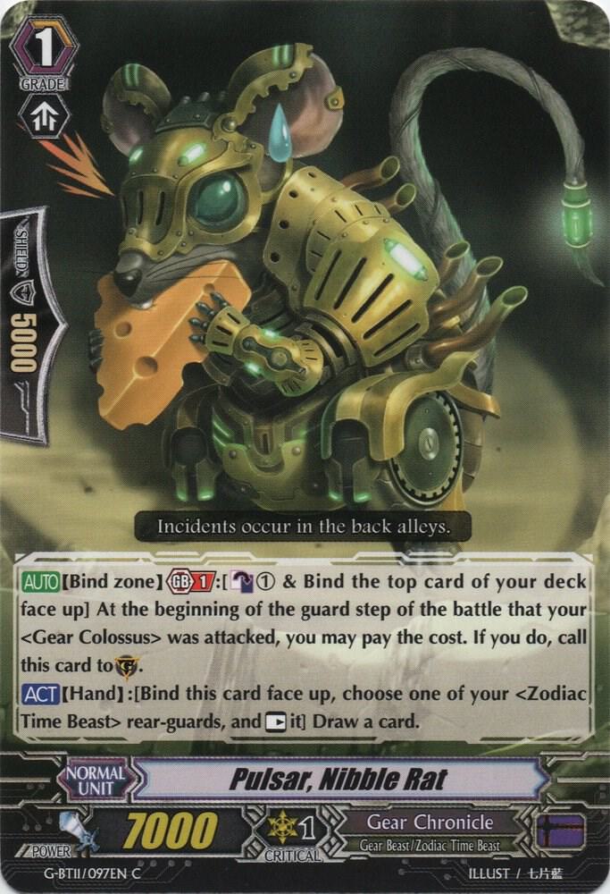 Pulsar, Nibble Rat - G-BT11: Demonic Advent - Cardfight Vanguard