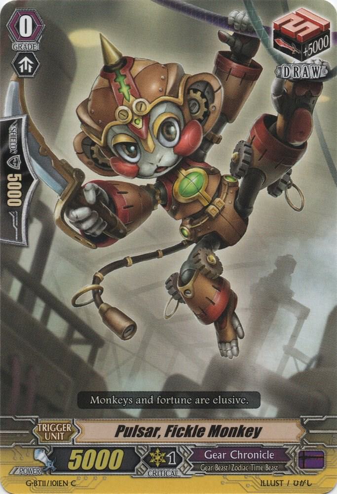 Pulsar, Fickle Monkey - G-BT11: Demonic Advent - Cardfight Vanguard