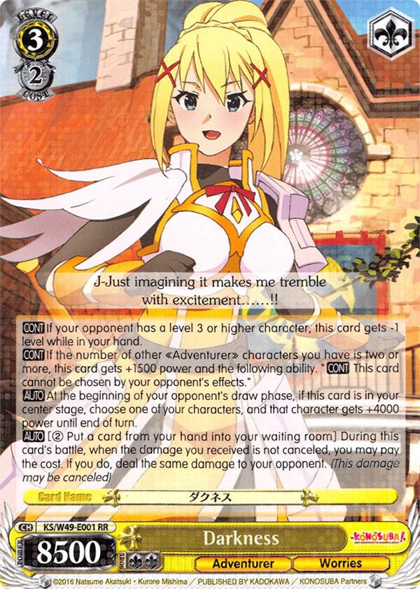Darkness - KonoSuba - Weiss Schwarz - TCGplayer.com