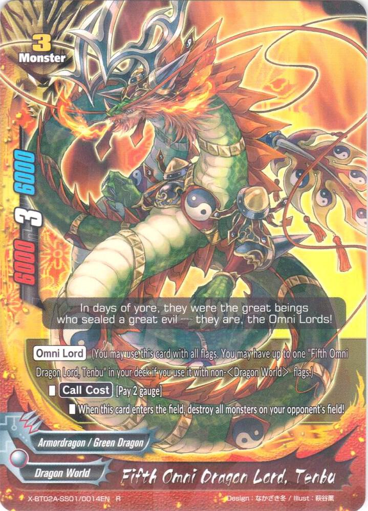 Fifth Omni Dragon Lord, Tenbu - Evolution & Mutation - Future Card ...