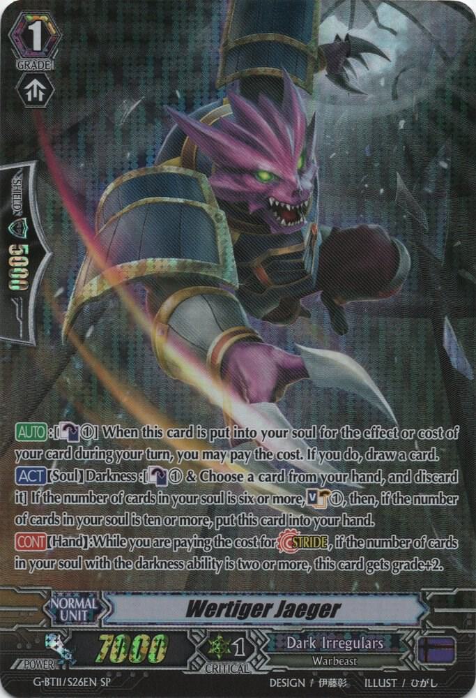 Wertiger Jaeger (SP) - G-BT11: Demonic Advent - Cardfight Vanguard - TCGplayer.com