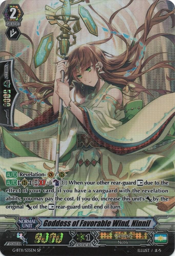 Goddess of Favorable Wind, Ninnil (SP) - G-BT11: Demonic Advent - Cardfight Vanguard