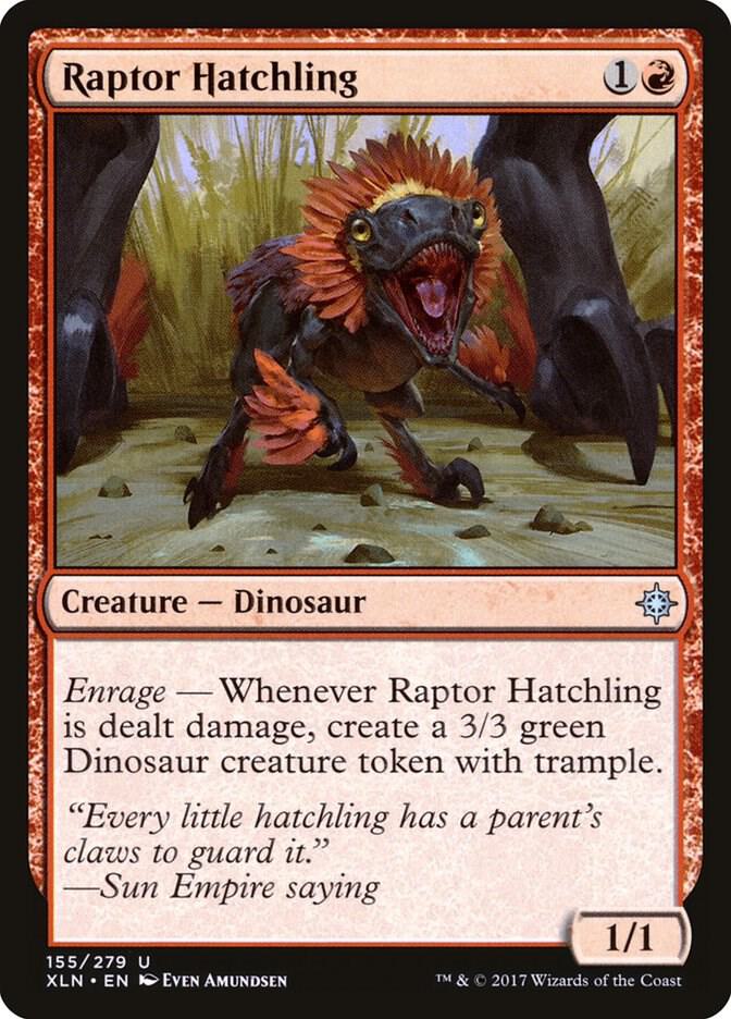 Raptor Hatchling - Ixalan - Magic: The Gathering - TCGplayer.com