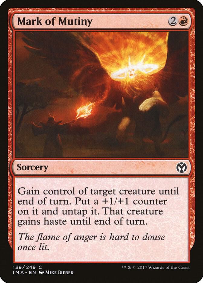 Mark of Mutiny - Iconic Masters - Magic: The Gathering - TCGplayer.com