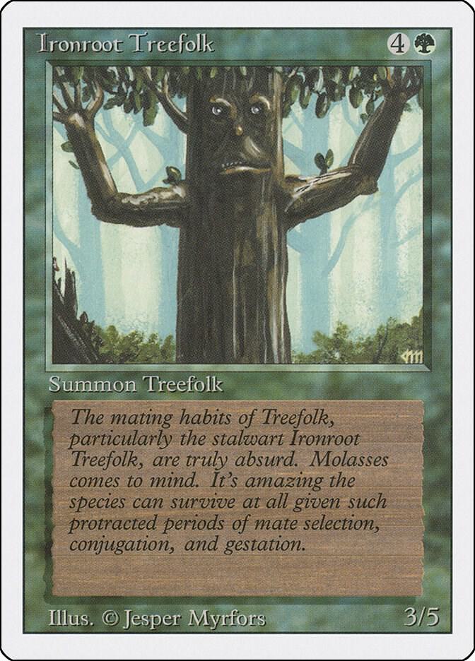 Ironroot Treefolk - Revised Edition - Magic: The Gathering - TCGplayer.com