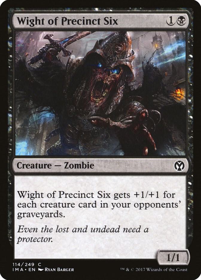 Wight of Precinct Six - Iconic Masters - Magic: The Gathering ...