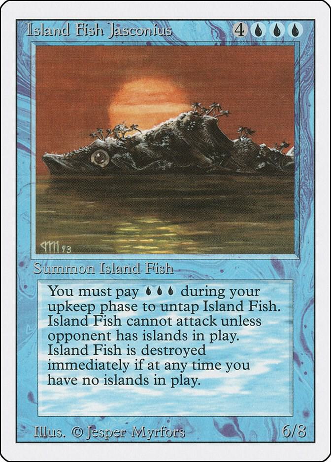 Island Fish Jasconius - Revised Edition - Magic: The Gathering ...