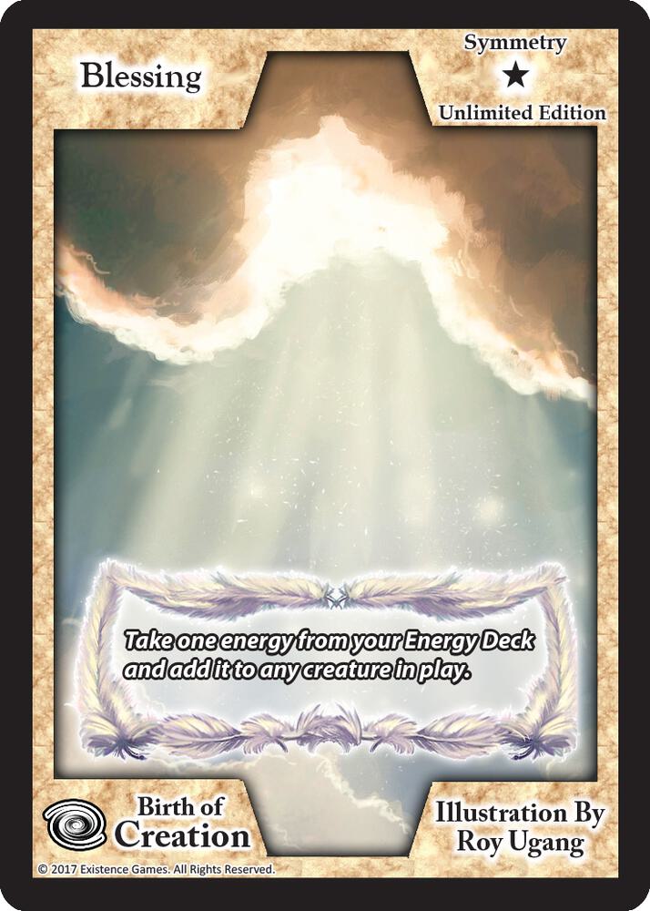 Blessing (Unlimited Edition) - Birth of Creation - Exodus TCG ...